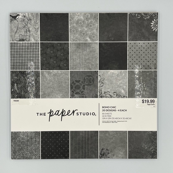 The Paper Studio | Office | The Paper Studio Boho Chic 2x12 8 Sheets ...